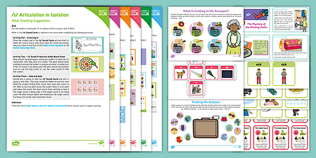 /S/ Sound Activity Pack | SALT | Twinkl (teacher made)