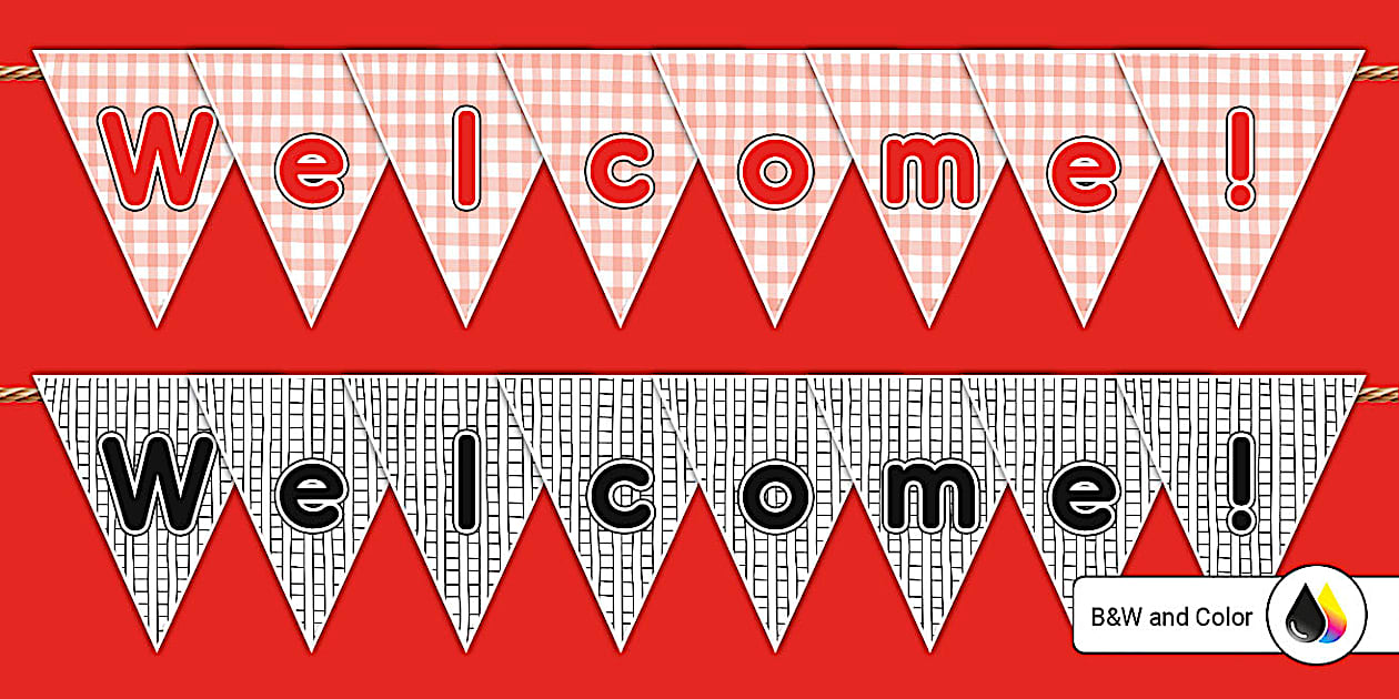 Down on the Farm Theme Welcome Bunting (teacher made)