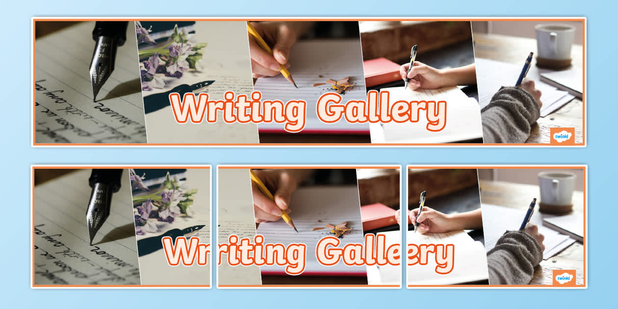 KS2 Writing Gallery Photo Display Banner (teacher made)