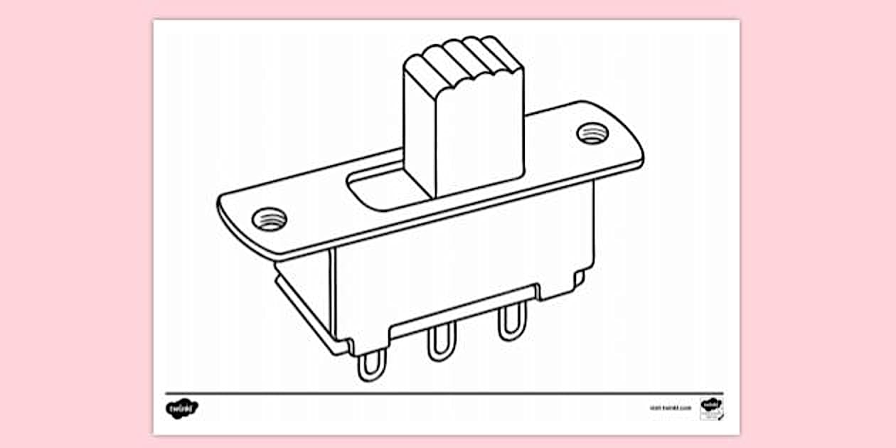 Slide Switch Colouring | Colouring Sheets (teacher made)