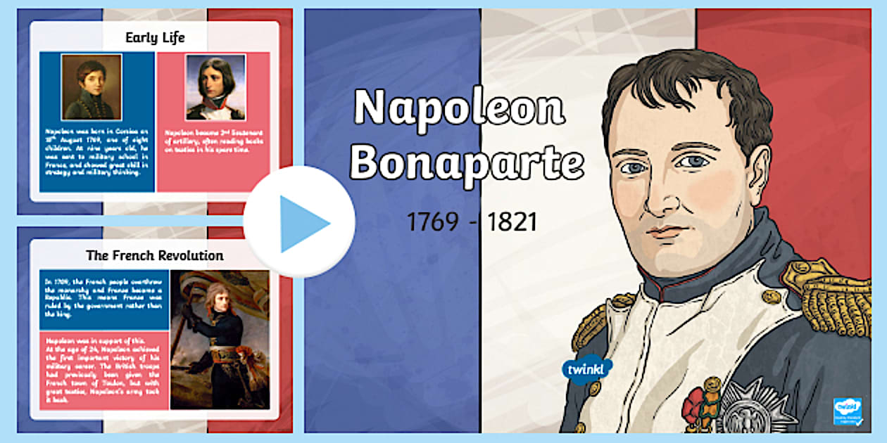 KS2 Napoleon Bonaparte Information PowerPoint - Twinkl