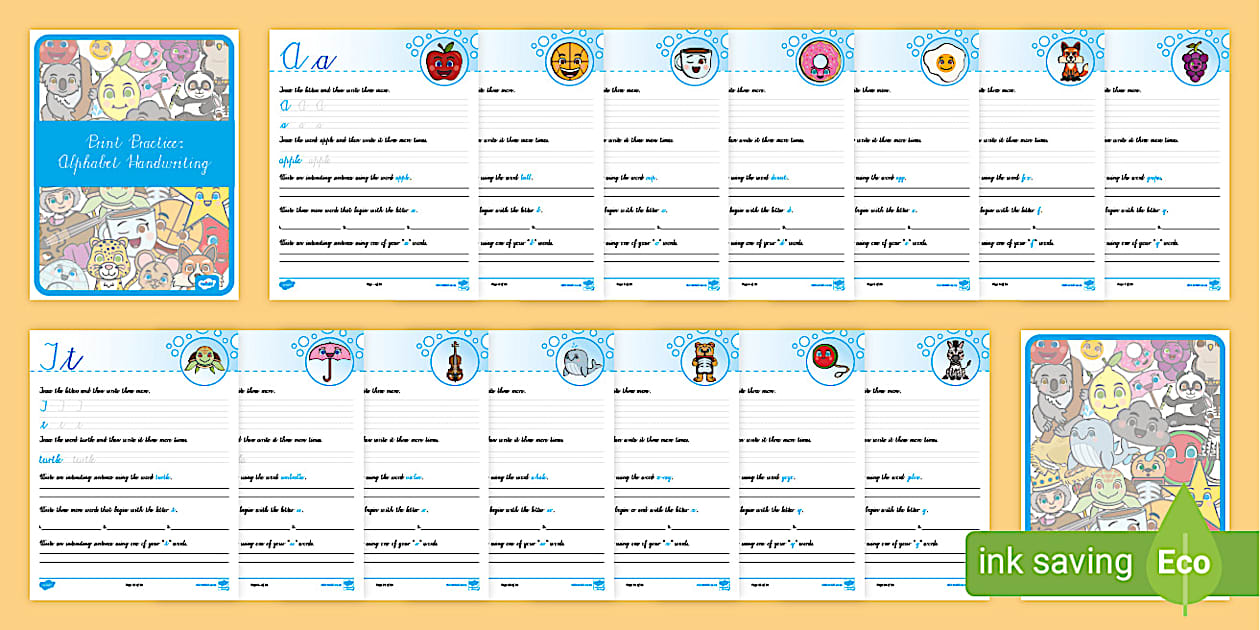 Cursive Letter Booklet - South African Cursive - Twinkl
