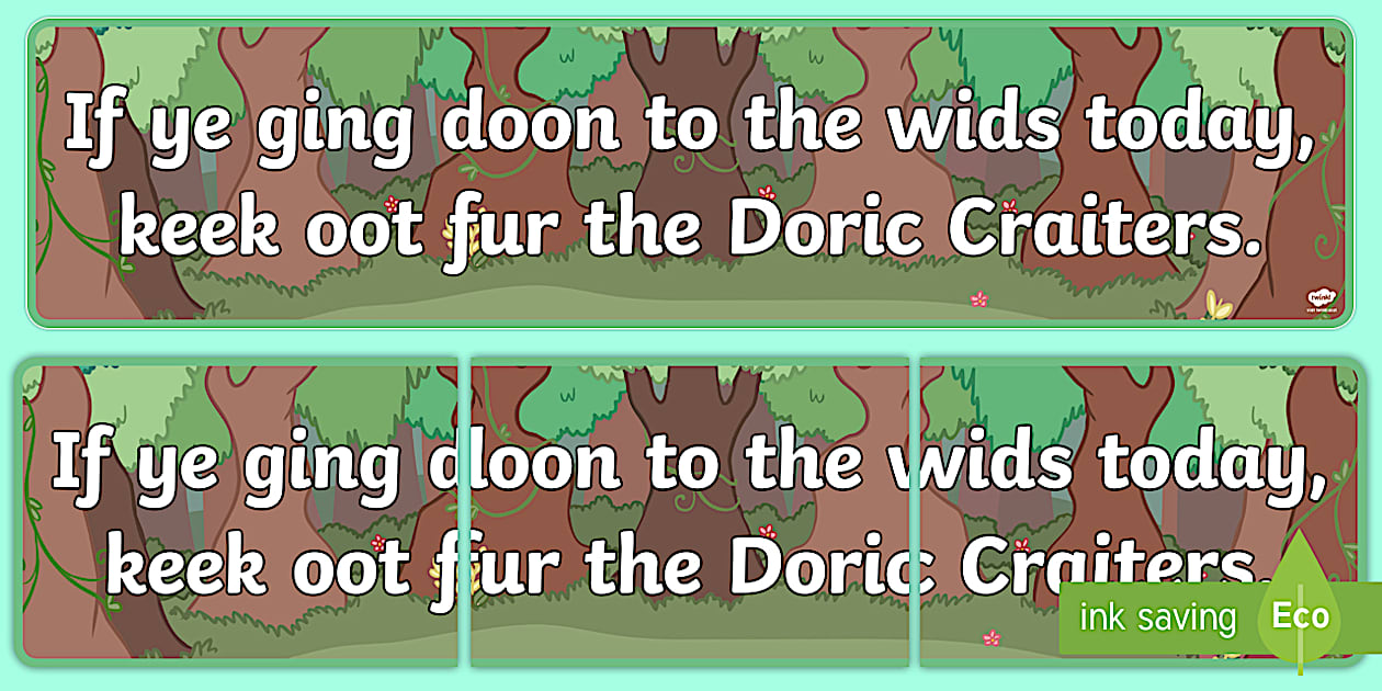 Doric Printable | Twinkl Resources (teacher made) - Twinkl