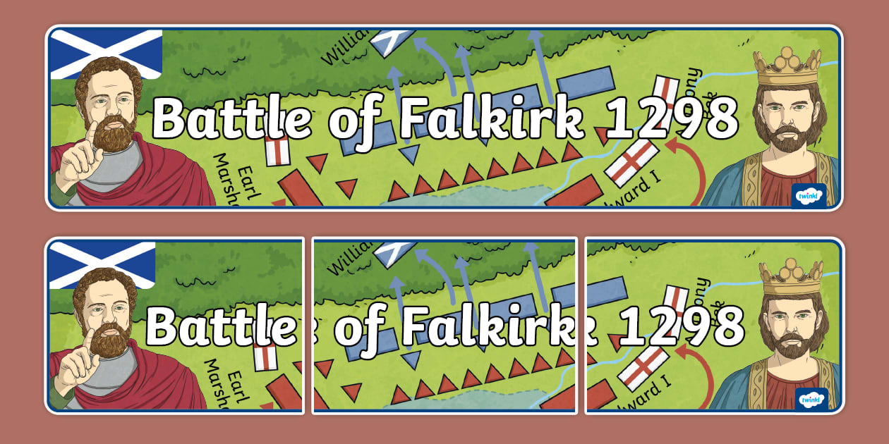 Battle of Falkirk Display Banner (teacher made) - Twinkl