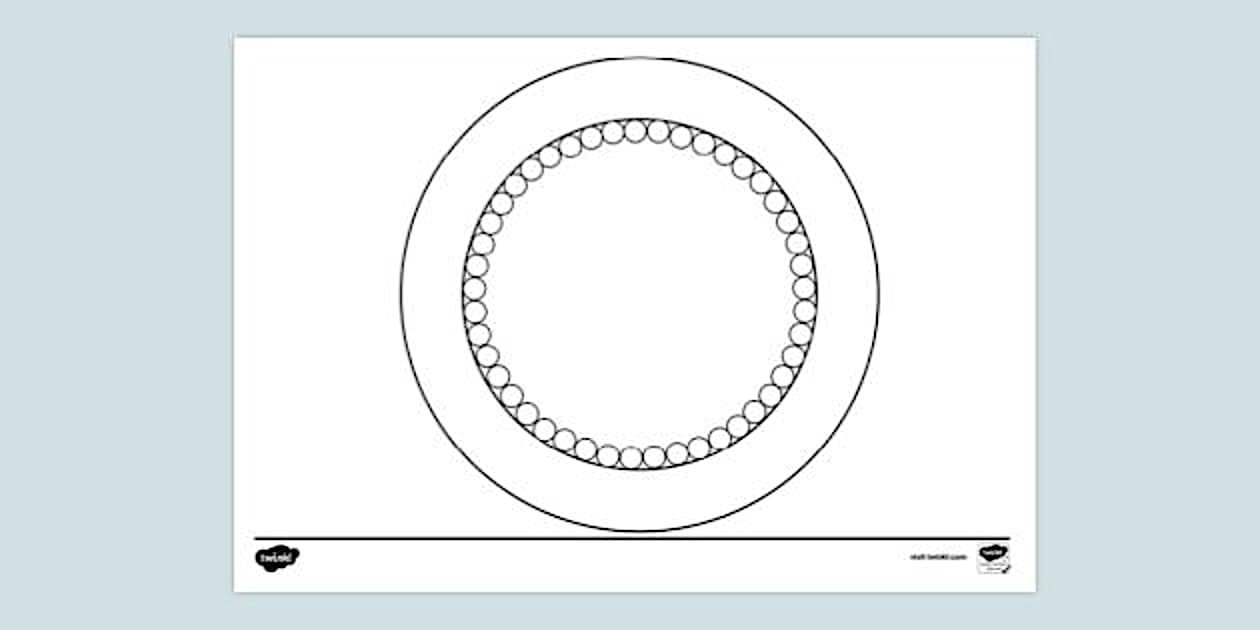 Plate Of Skittles Colouring | Colouring Sheets - Twinkl