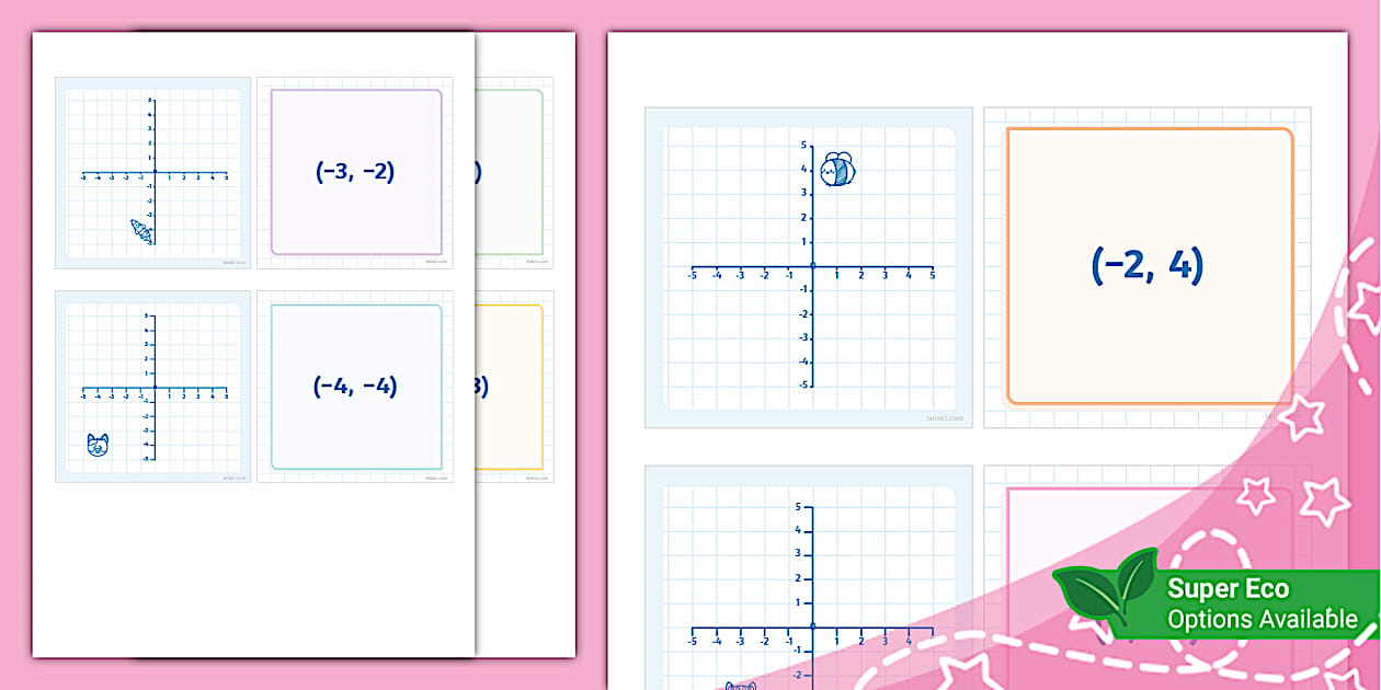 Coordinates: Matching Card Game (Ages 10 - 11) - Twinkl