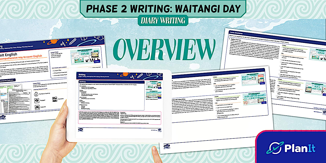 Waitangi Day Diary Entry Unit Overview