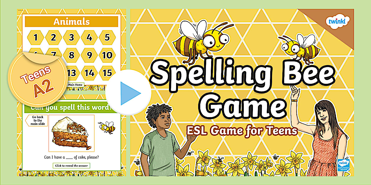 ESL Spelling Bee Game (Hecho por educadores) - Twinkl