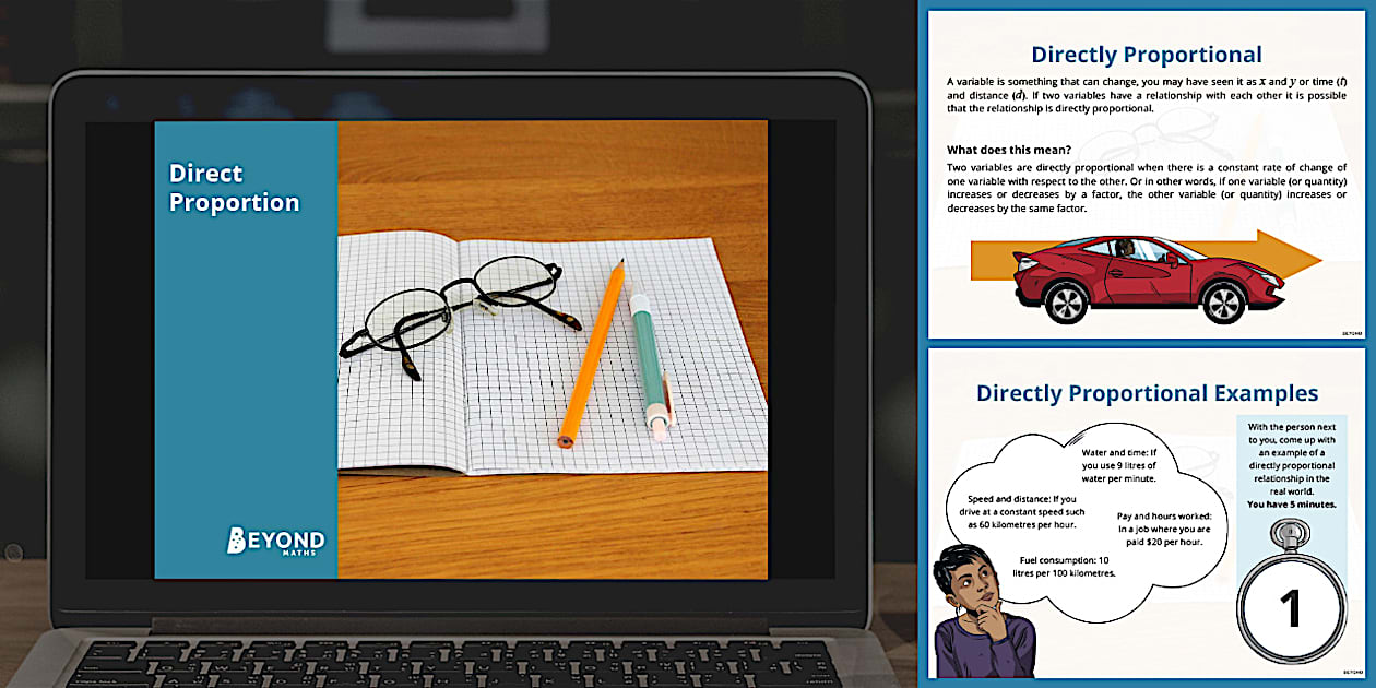 Direct Proportion Presentation (teacher made) - Twinkl