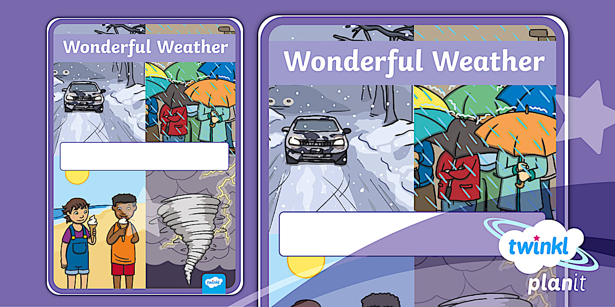 Geography: Wonderful Weather Year 1 Book Cover - Twinkl