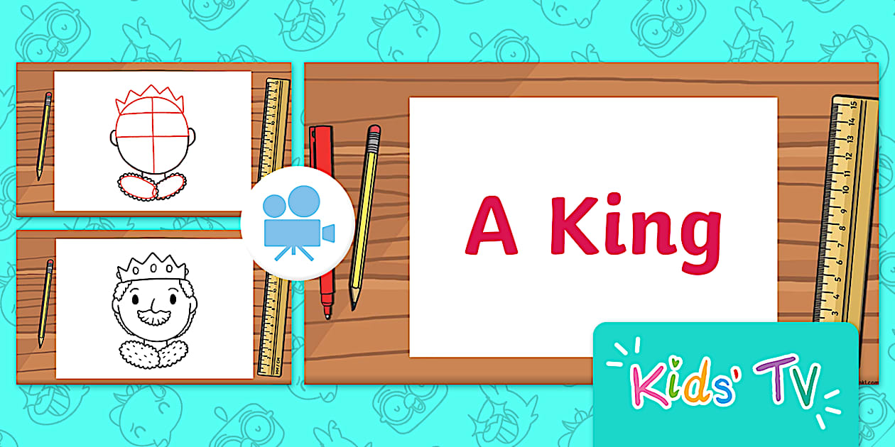 How to Draw a King | Twinkl Kid's TV (teacher made) - Twinkl