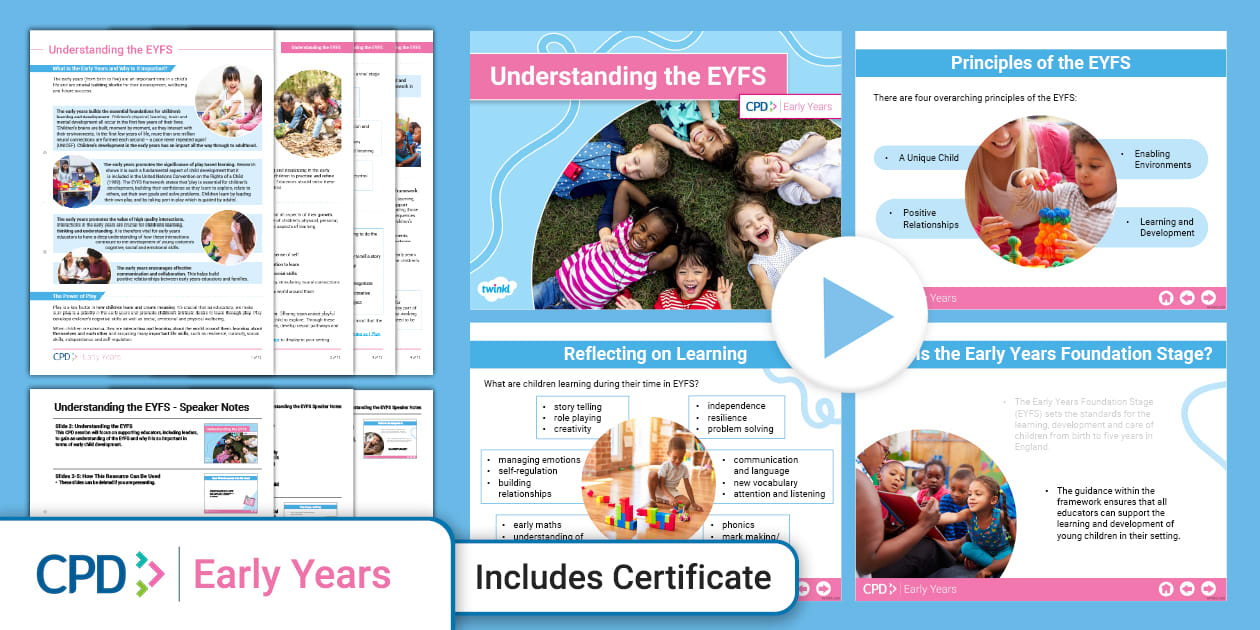 Understanding the EYFS | PowerPoint Pack - Twinkl