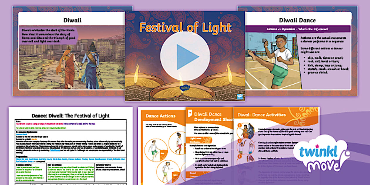 KS2 Dance: Diwali: The Festival of Light (teacher made)