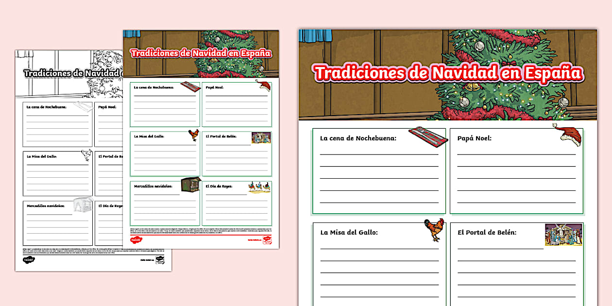 Ficha de investigación: Tradiciones de Navidad en España