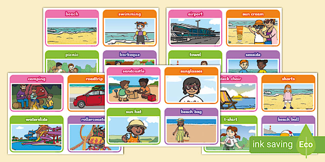 Irish Summer Flashcards - Twinkl Early Years