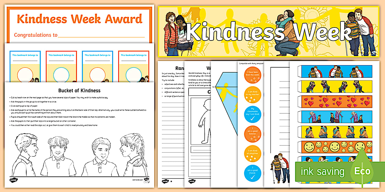 Random Acts of Kindness Resource Pack (teacher made)