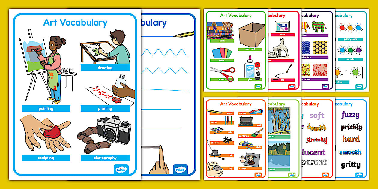 Art Vocabulary Posters