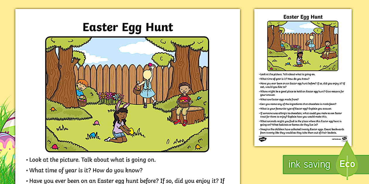 Easter KS1 Spoken Language Activity