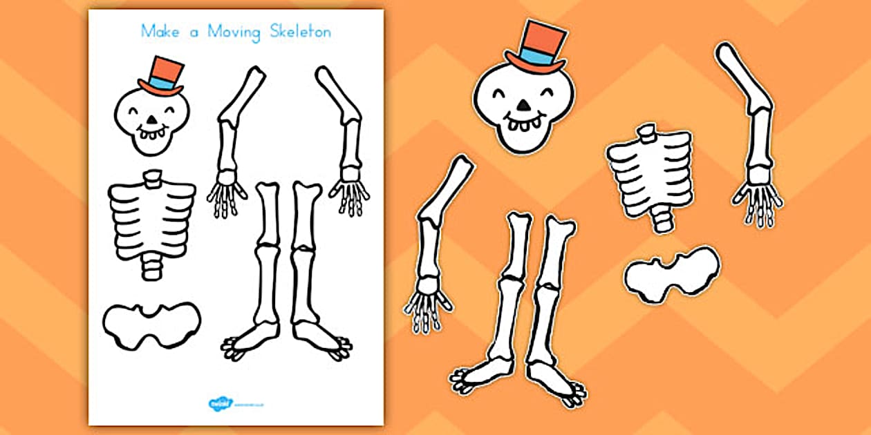 Printable Skeleton Craft | Teacher-made Bones Craft - Twinkl