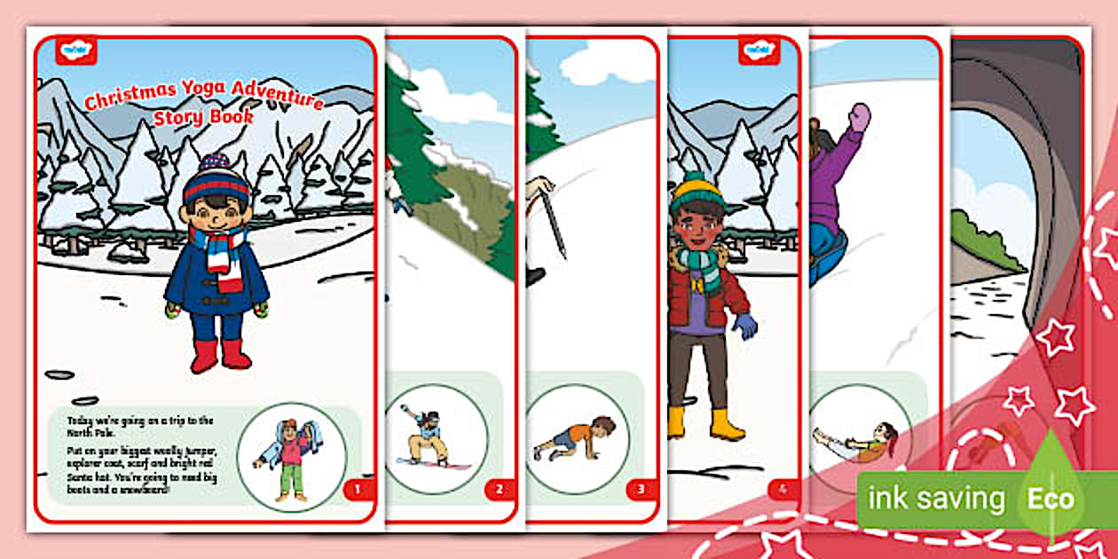 Christmas Yoga Adventure Story (teacher made) - Twinkl