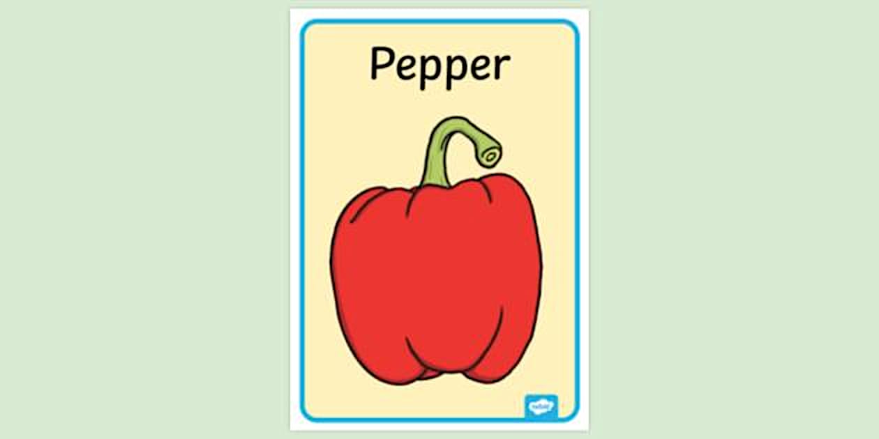 Pepper Display Poster | Display Posters (teacher made)