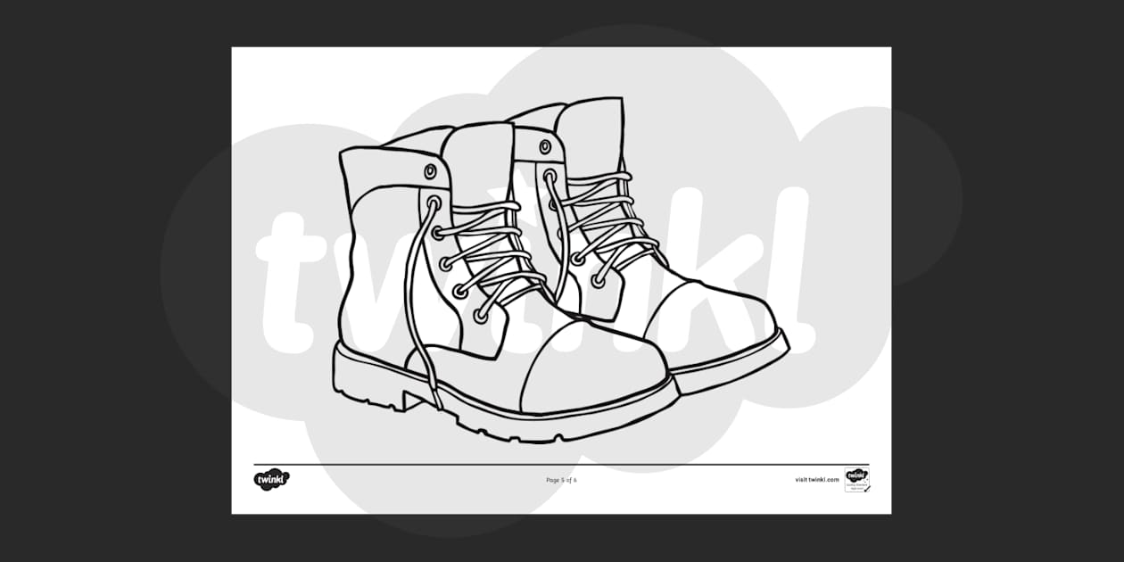 walking boot template