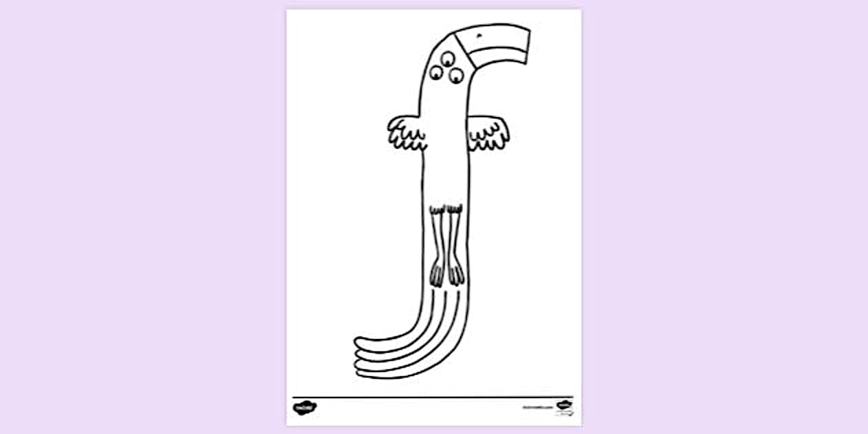 F Colouring Sheet (teacher made) - Twinkl