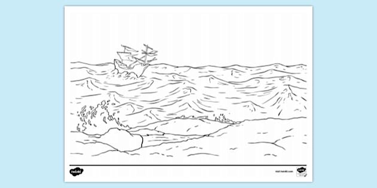 Sea Ocean Colouring Sheet | Colouring Sheets (teacher made)