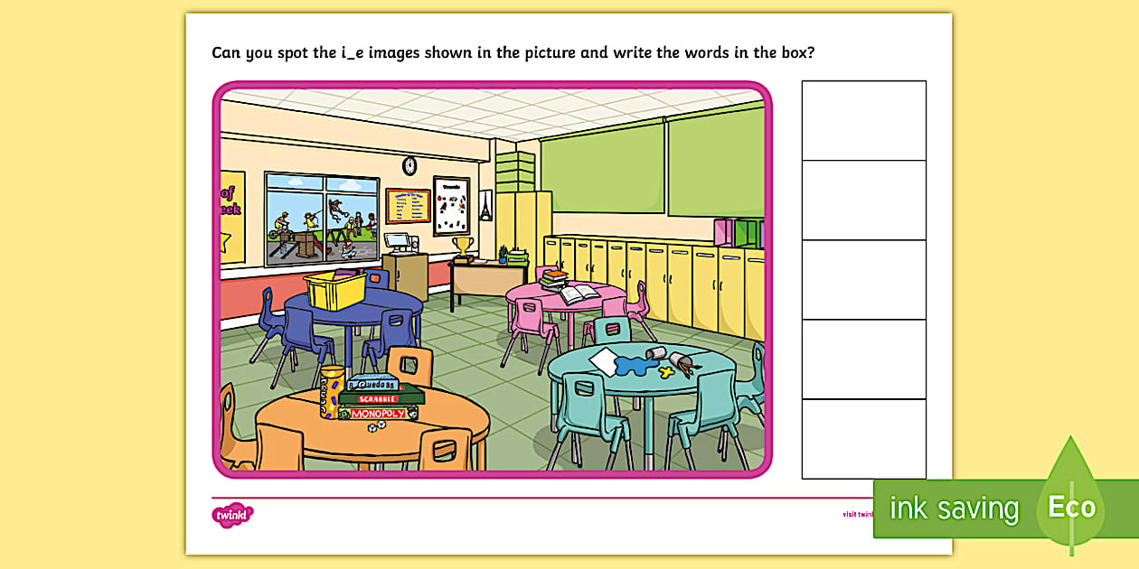 Phase 5 i-e Find the Words Scene Activity (teacher made)