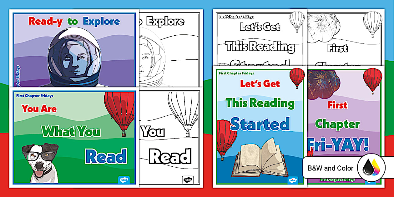 First Chapter Fridays Classroom Posters (teacher made)