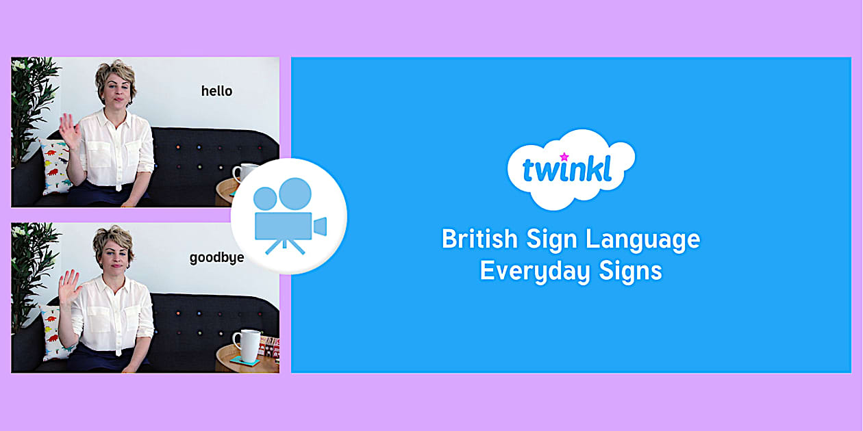 BSL Baby Everyday Signs - Video Clip (teacher made) - Twinkl