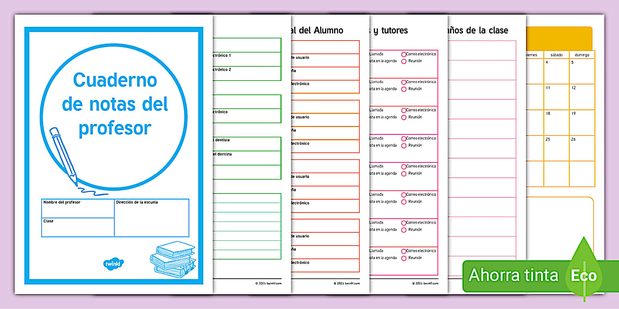 Cuaderno del profesor- Guía de trabajo (Teacher-Made)