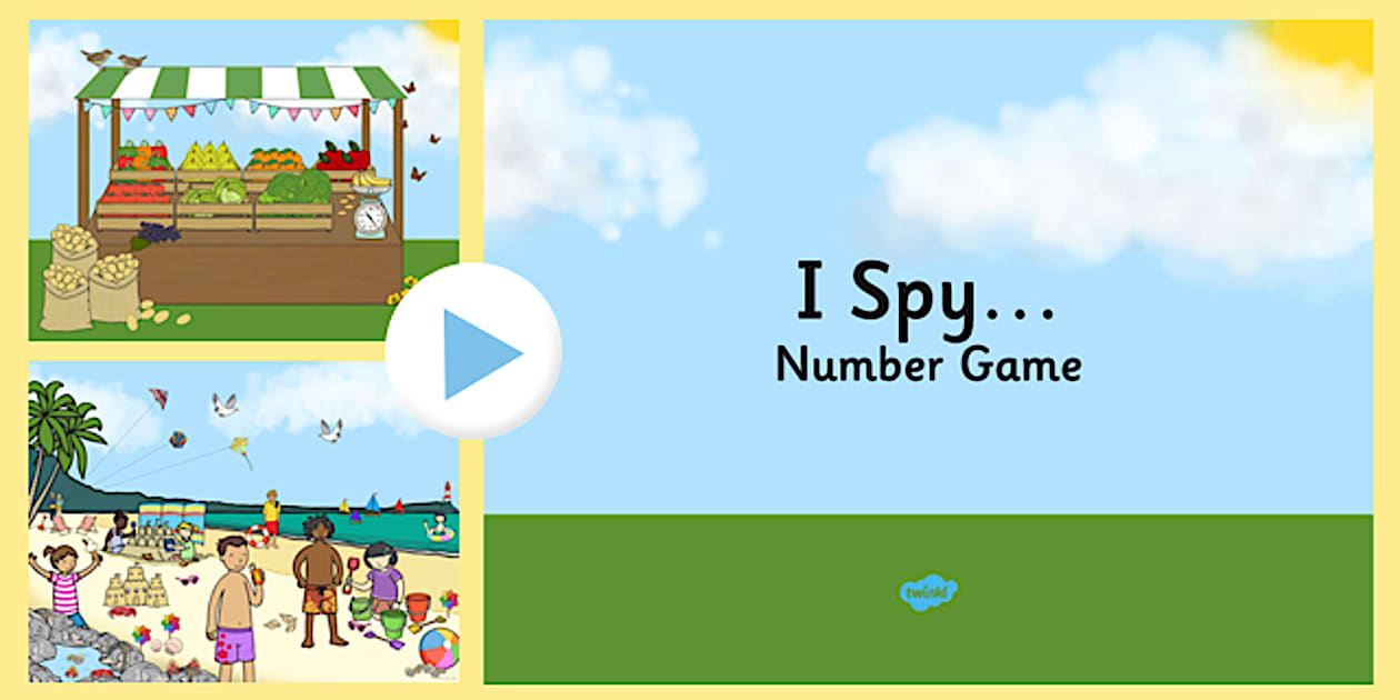 I Spy Number Game PowerPoint (teacher made) - Twinkl