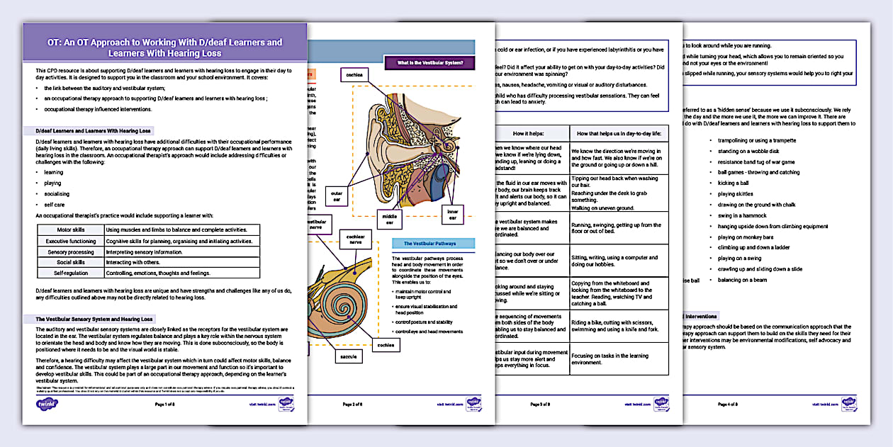 An OT Approach to Working With D/deaf Learners and Learners With ...