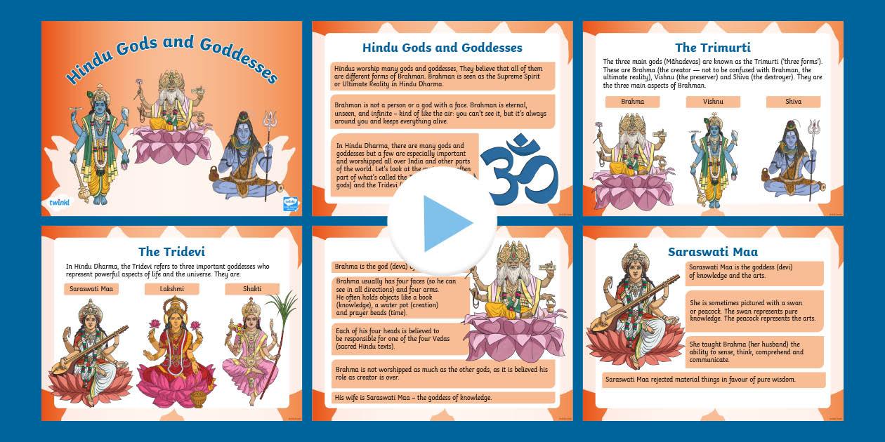 Hindu Gods and Goddesses | KS2 PowerPoint (teacher made)