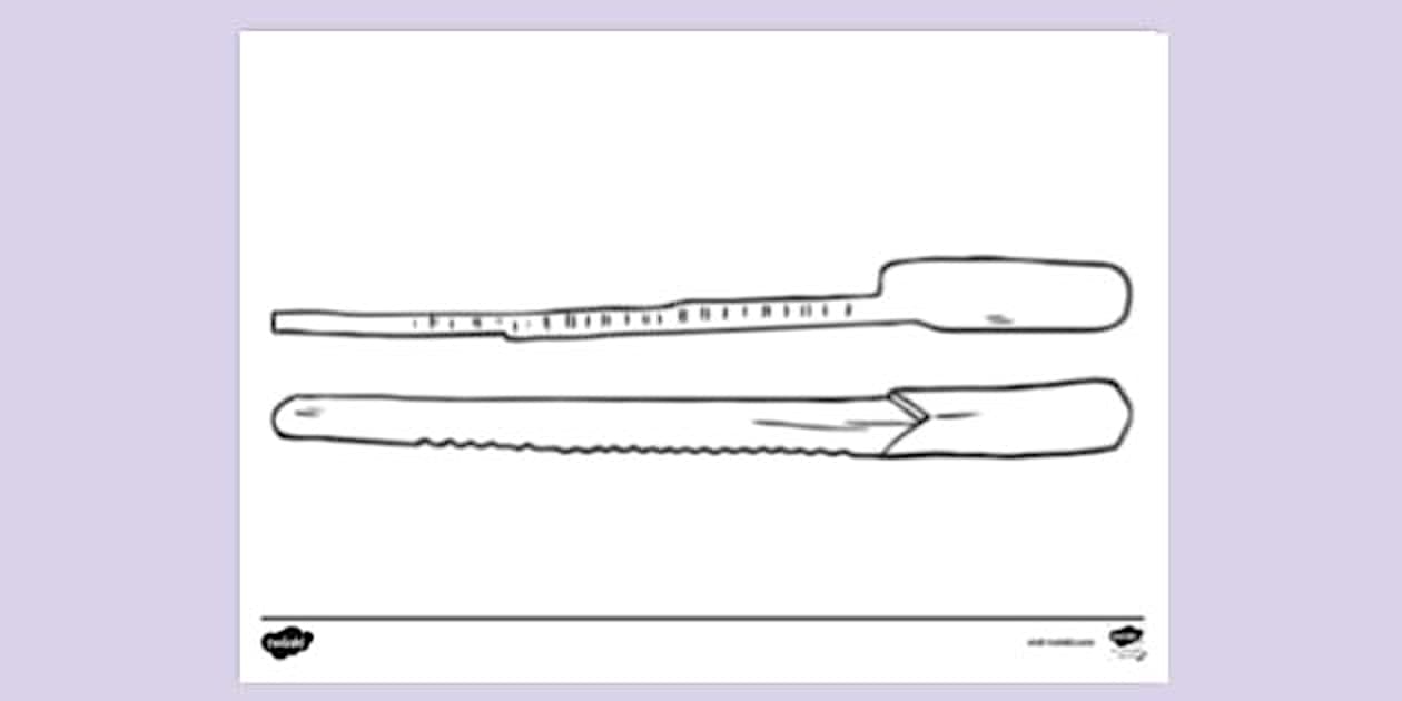 Bata Scoir Tally Stick Colouring Sheet | Colouring Sheets