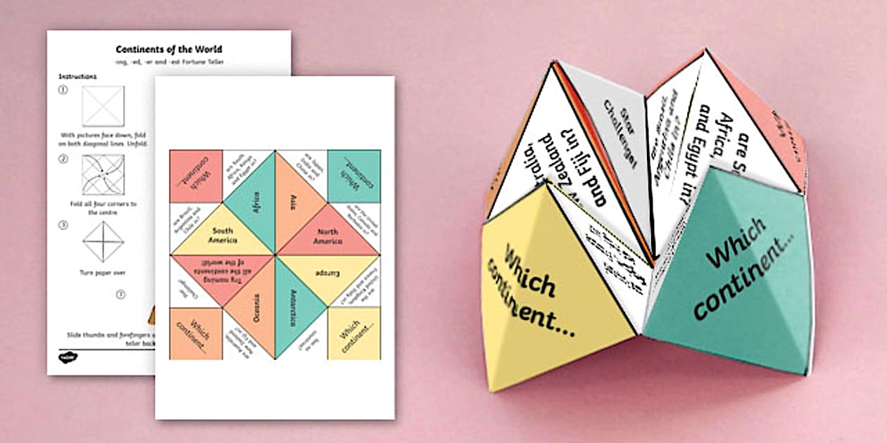 Continents of the World Fortune Teller