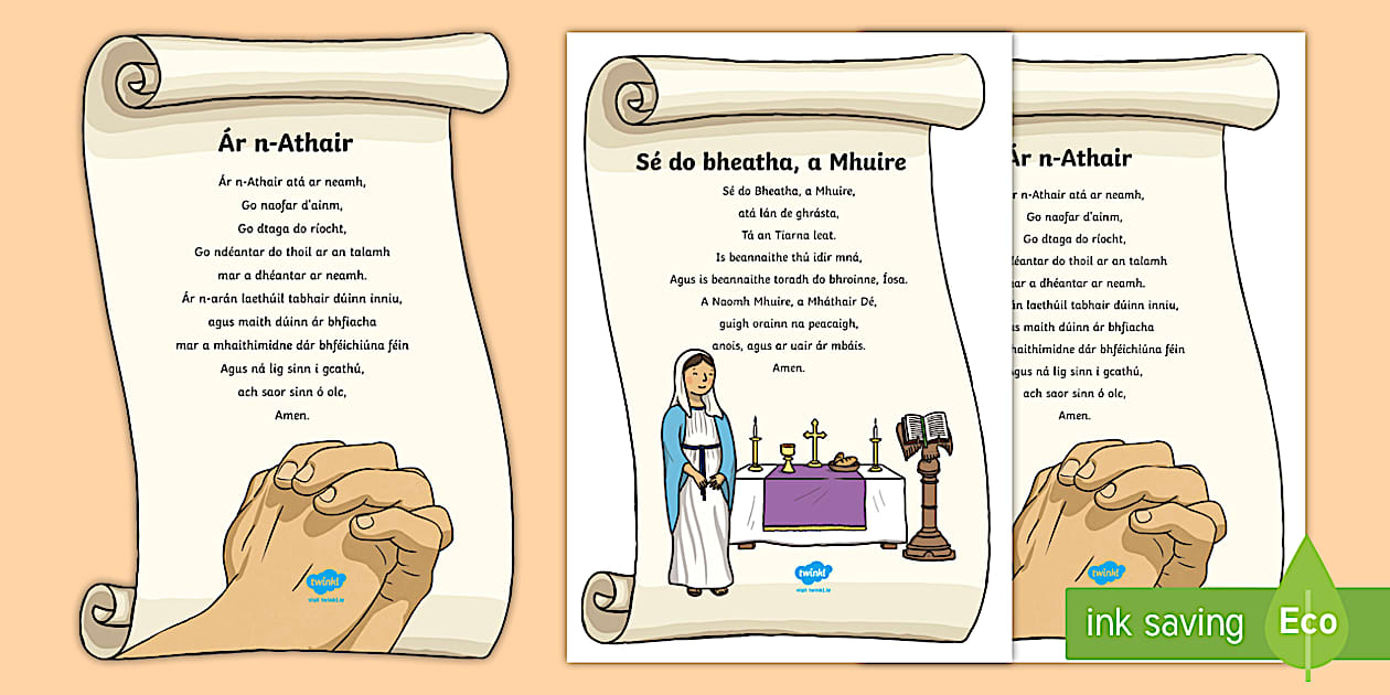 Spás Naofa Display Posters (teacher made) - Twinkl