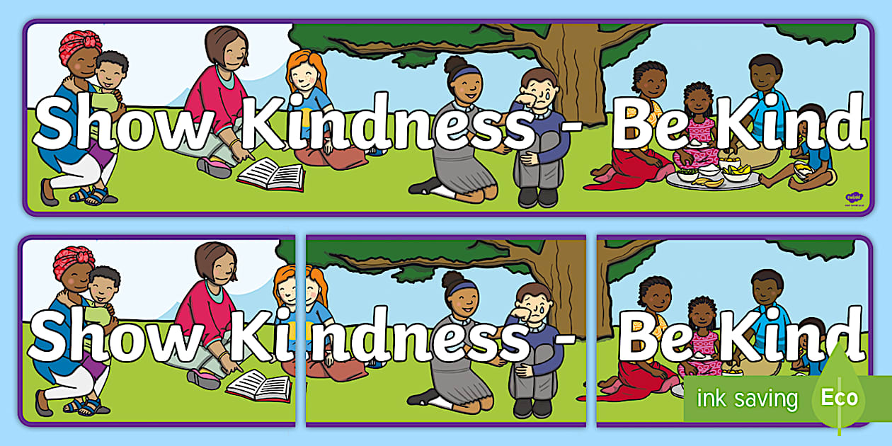 Show Kindness - Be Kind Display Banner (teacher made)