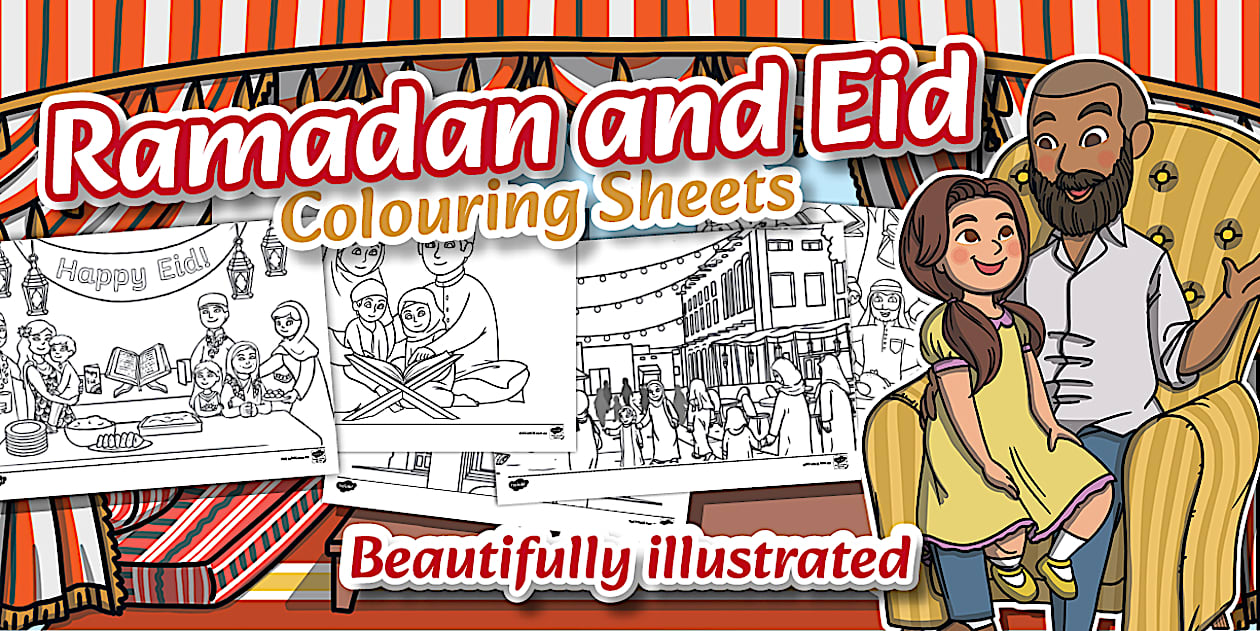 Ramadan and Eid Colouring Sheets