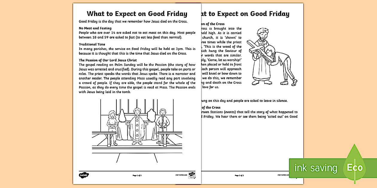 Catholic What to Expect on Good Friday Guide