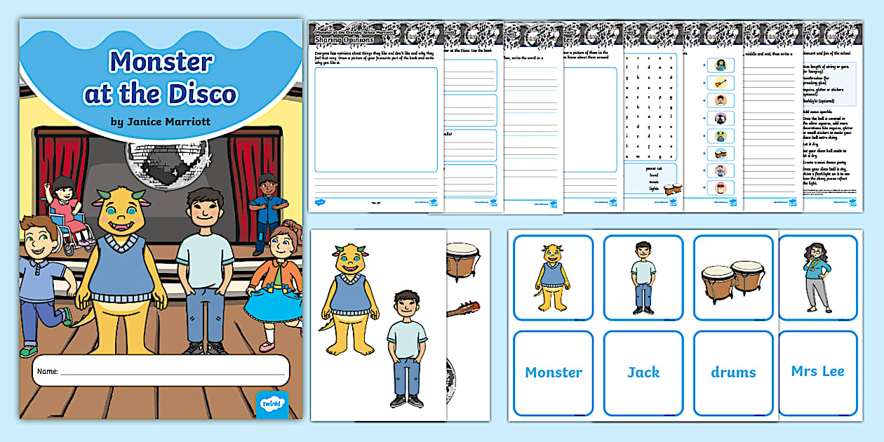 Monster at the Disco (Blue 3) Follow-Up Activity