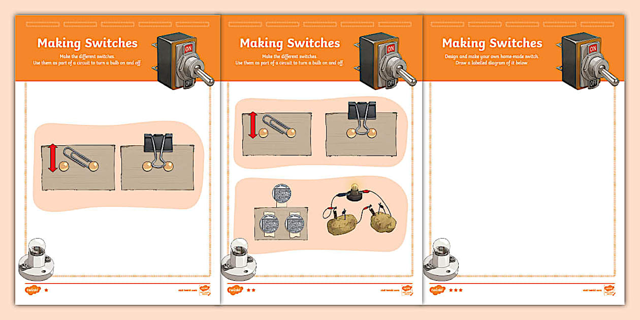 Making Switches Worksheet / Worksheet (Teacher-Made)