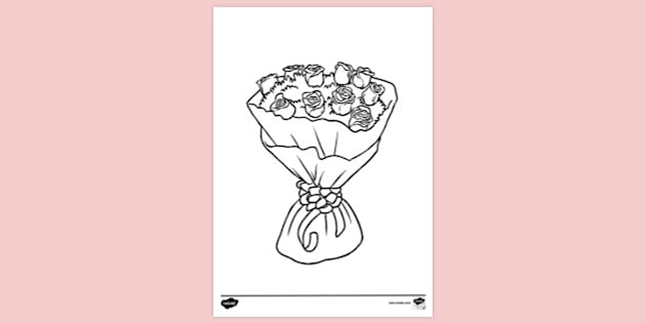 Roses Colouring Sheet - Colouring Sheets (teacher made)
