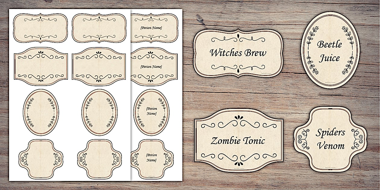 Halloween Potion Labels Printable | Twinkl Party - Twinkl