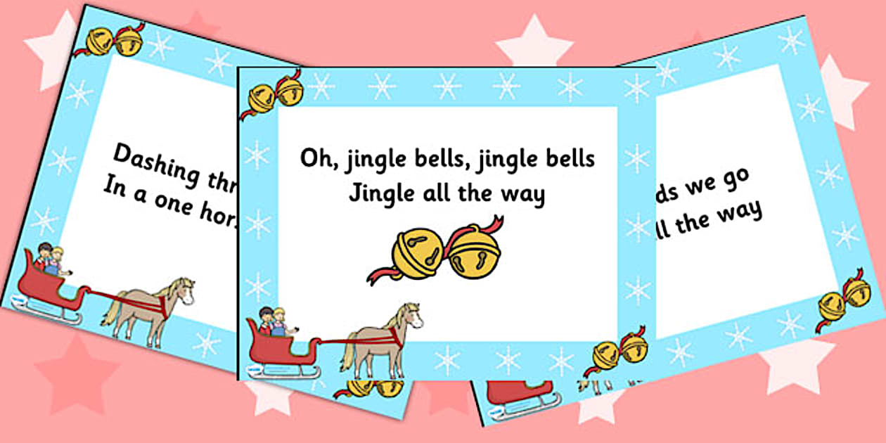 Jingle Bells Christmas PowerPoint (Teacher-Made) - Twinkl