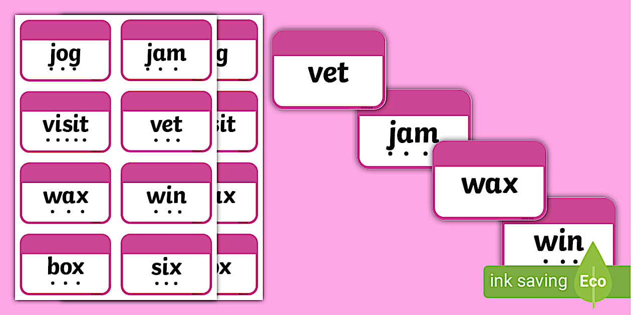 Phonics Level 3 Decodable Double-Sided Flashcards - EYFS