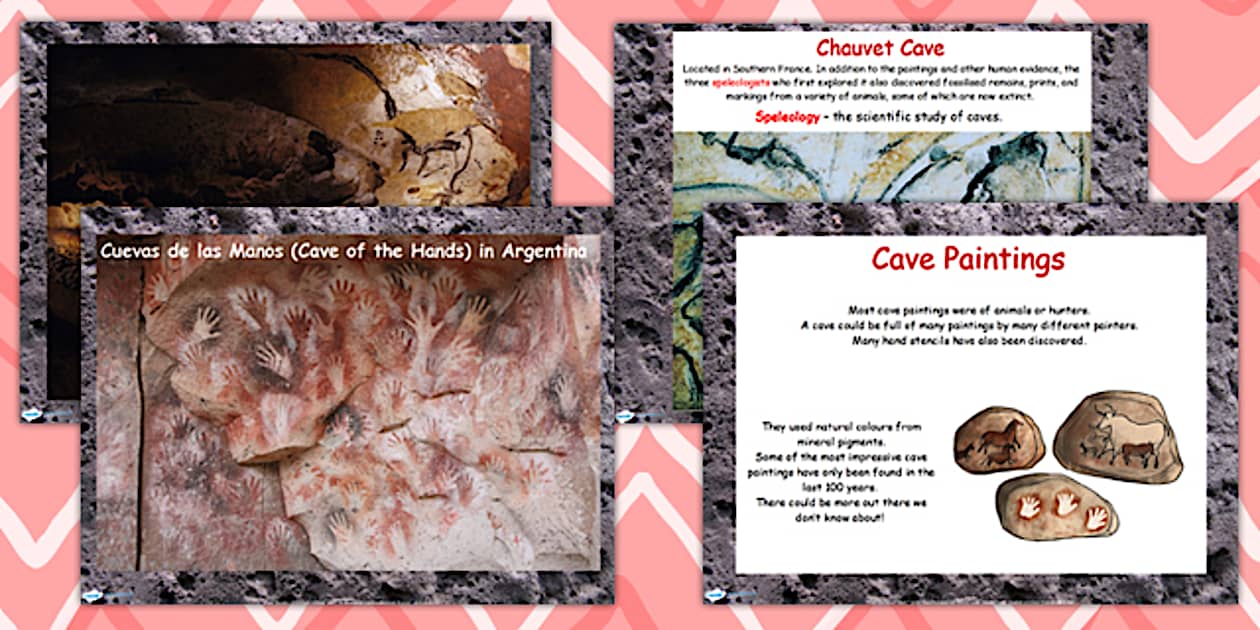 Stone Age Cave Paintings KS2 Photo Flipchart - Primary Resources