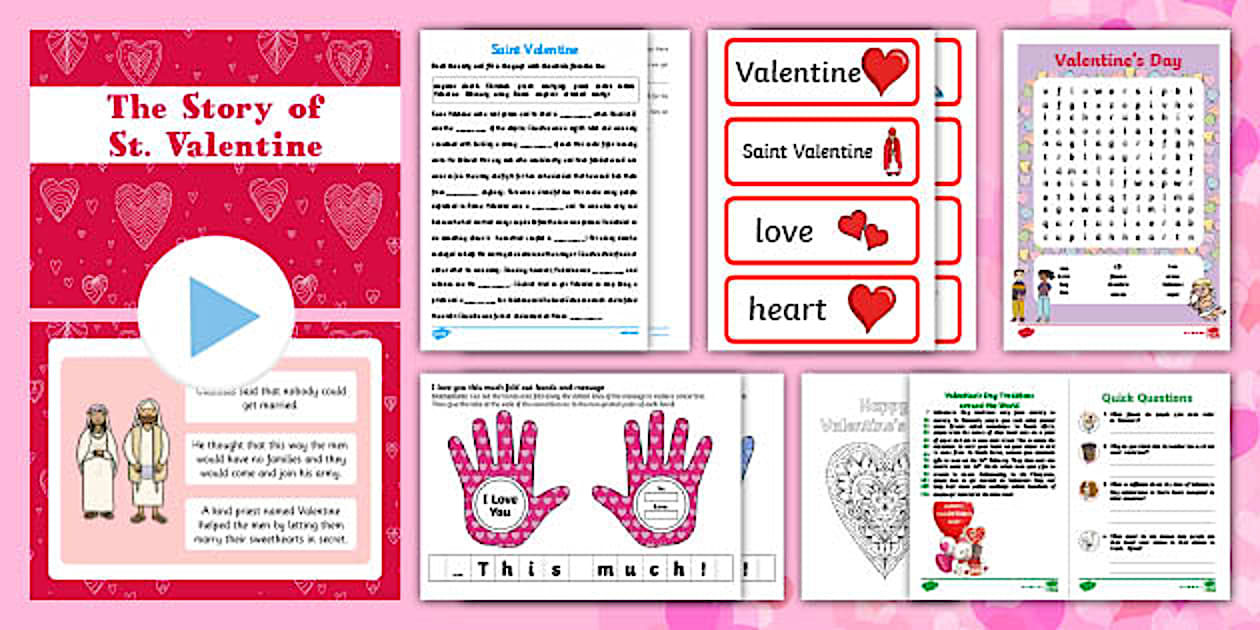 ESL St. Valentine's Day Pack (teacher made) - Twinkl
