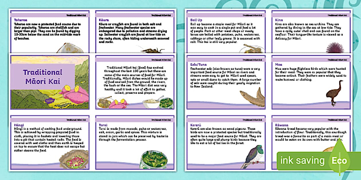 Traditional Māori Kai - Twinkl